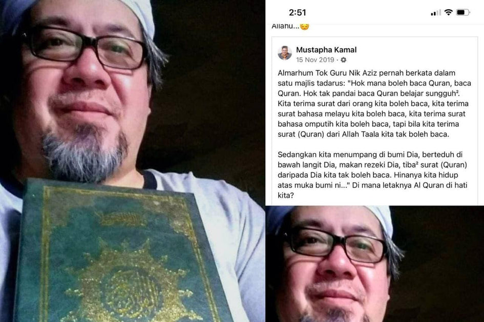 Tertampar dengan kata-kata Allahyarham Tn Guru Nik Aziz, Mustapha Kama ...