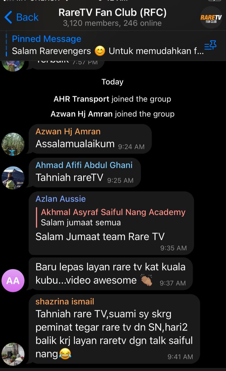 Content Videography Masterclass by RareTV – Saiful Nang Academy
